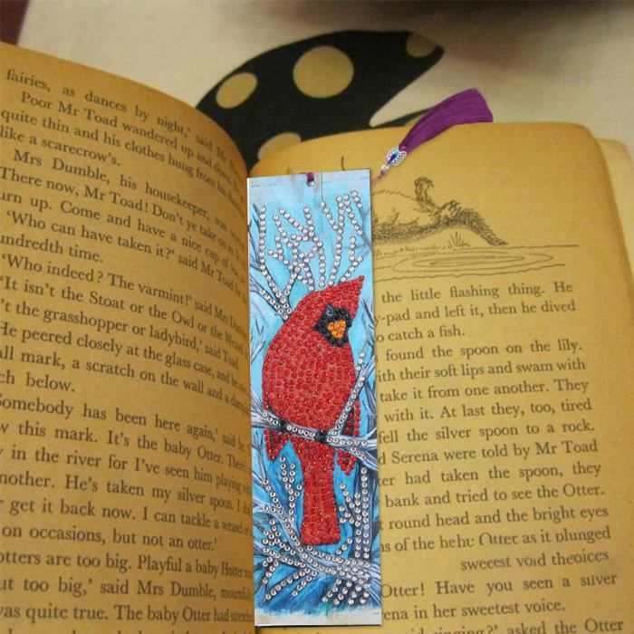 Marques de livre, marque de page de broderie, cuir de qualité ...