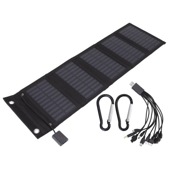 CHDE Panneau Solaire Pliable Sortie 1USB Cellule Solaire Pliable ...