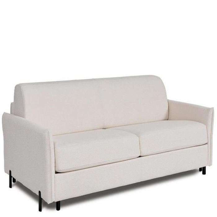 Canapé convertible express 160 LUTECE matelas 20 cm sommier métal Tweed ...