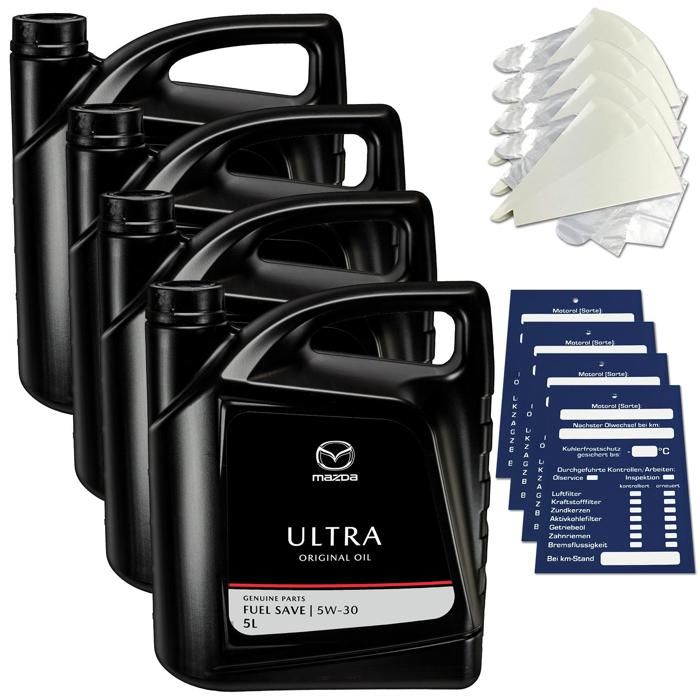 20 Litre Original Mazda Ultra Dexelia 5W-30 Huile 11030233 Api Sl/ Cf ...