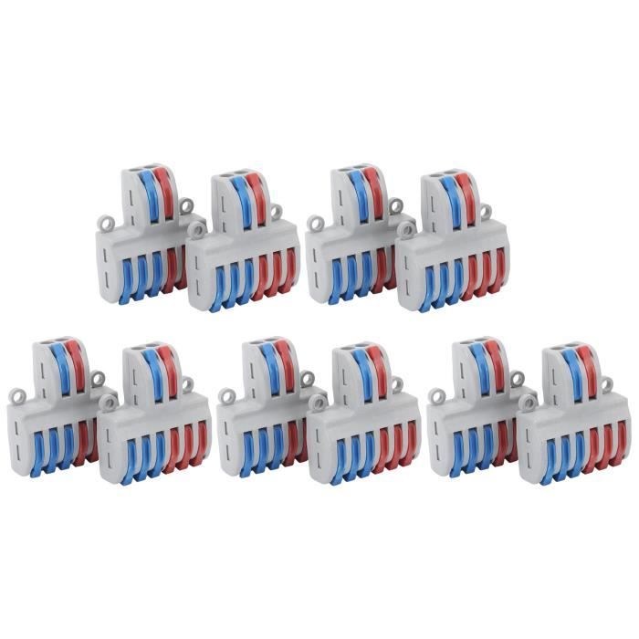 Minifinker Bornier de conducteur 10pcs Connecteurs de Fils Compacts ...