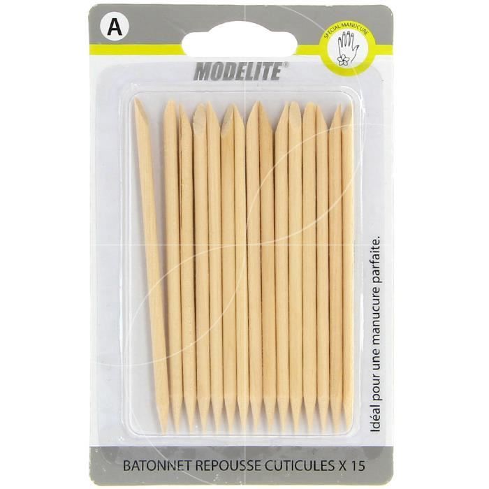 Bâtonnet repousse cuticules 15pcs - Cdiscount Au quotidien