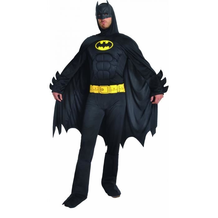 Déguisement Batman DC Comics pour homme en polyester noir - Costume ...