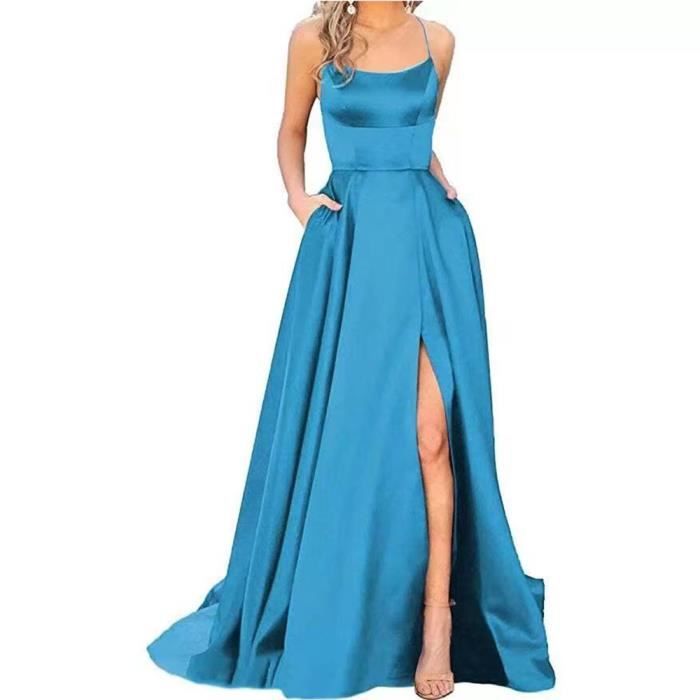 Robes de mariée pour femmes Marques de luxe Couleur unie Manches ...