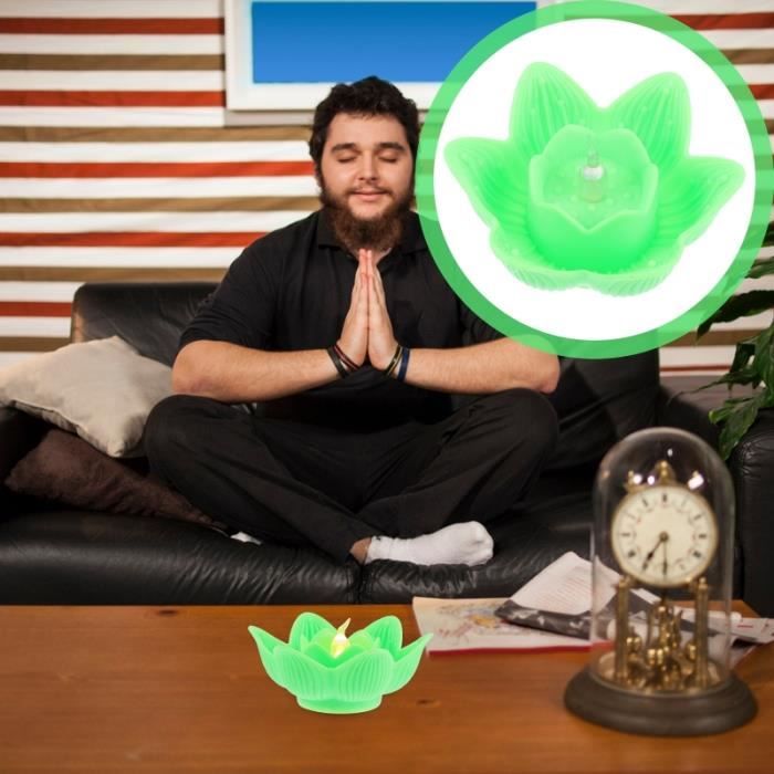 6pcs LED BUDDHA Lampe Lotus Design de bénédiction attrayante pour le ...
