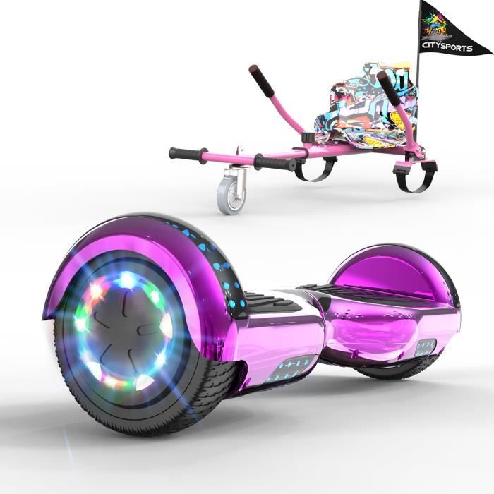 RCB Pack Hoverboard 6.5 Pouces Electrique Self-Balancing avec Bluetooth ...