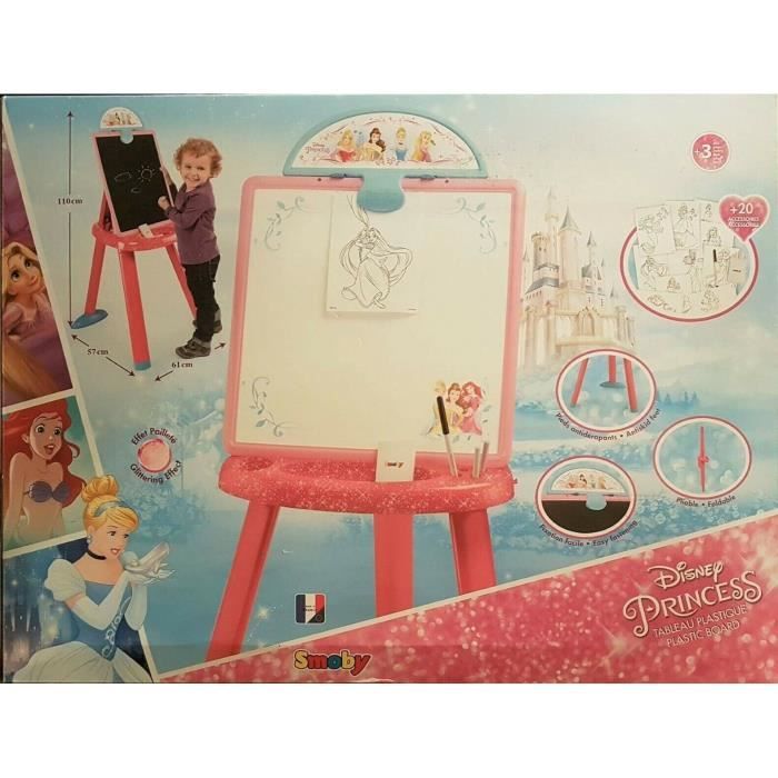 Tableau évolutif double face, ardoise et feutre. Disney Princesses ...