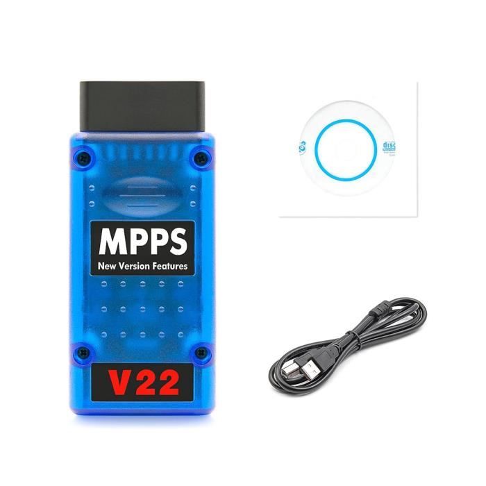 SODIAL-Mpps V22 Obd Read Writer Ecu Data Tuning OBD Read et Wr ...