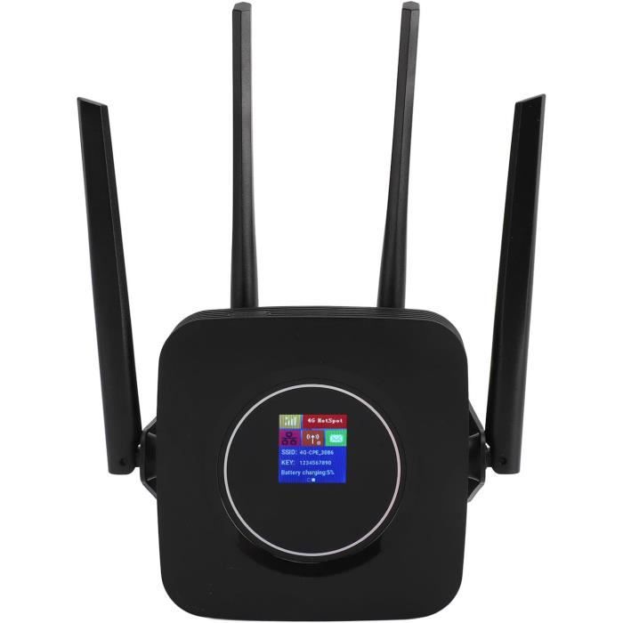 Routeur Sans Fil 4G Lte, 4 Antennes À Gain Élevé, Réseau Haut Débit 300 ...