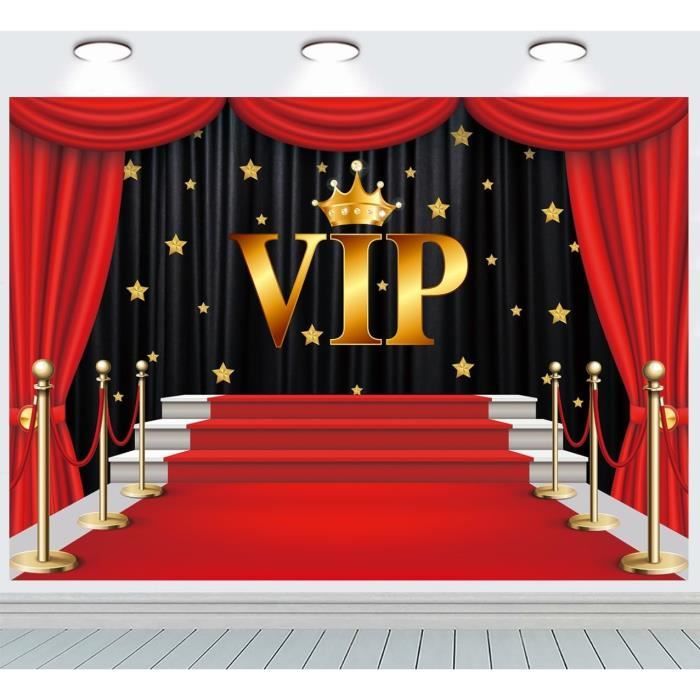 Toile de fond pour photographie VIP - Motif pois dorés à paillettes ...