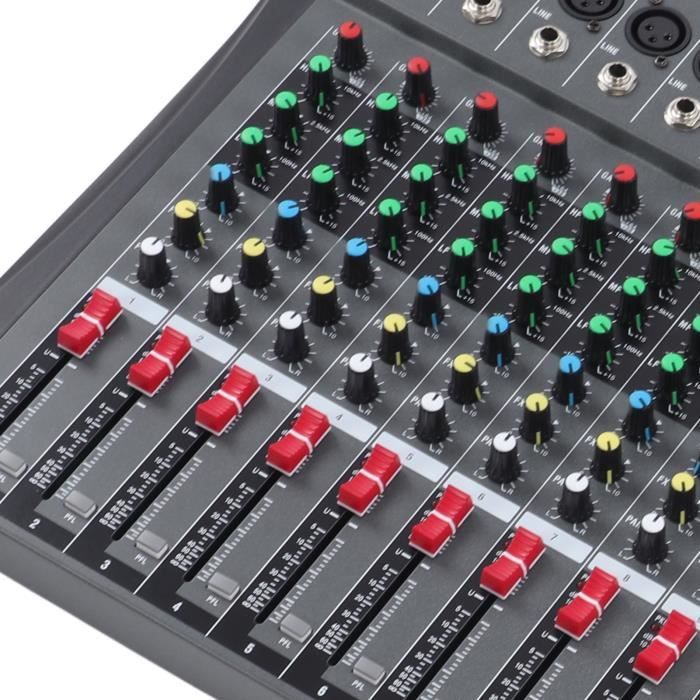 Table de mixage audio Console de Mixage Audio Portable Mini Carte de ...