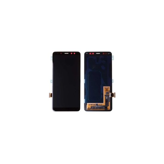 Ecran LCD et Vitre Tactile OLED Noir Avec Chassis pour Samsung Galaxy A8 2018 A530 - Cdiscount ...