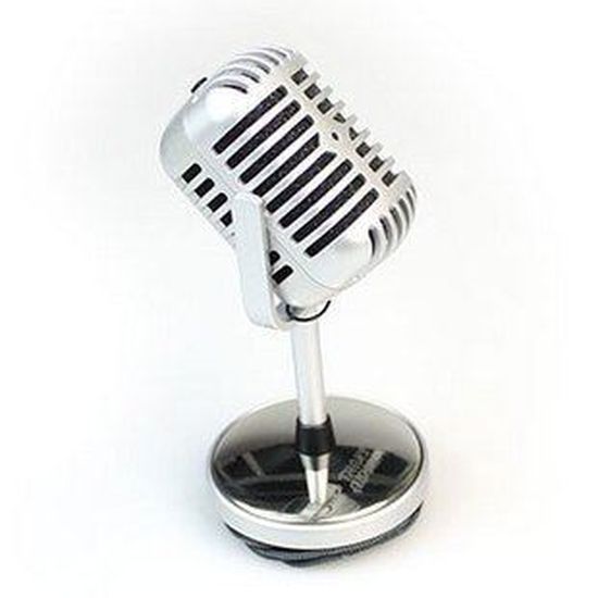 Microphone PC Style Retro - Cdiscount TV Son Photo