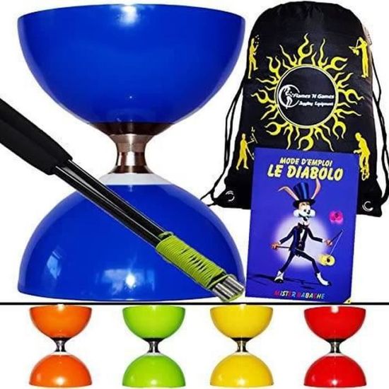Diabolo Set Cyclone Glaze 5 Couleurs - Pro Triple Roulement Diabolo ...