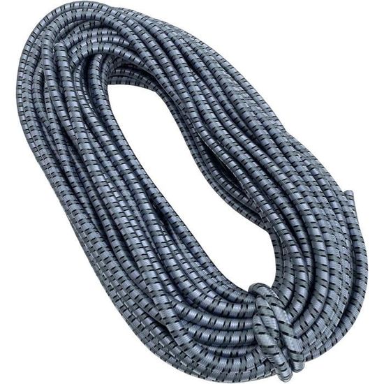 Corde Extensible En Caoutchouc - 20 M De Diamètre - 8 Mm - Gris[u3604 ...