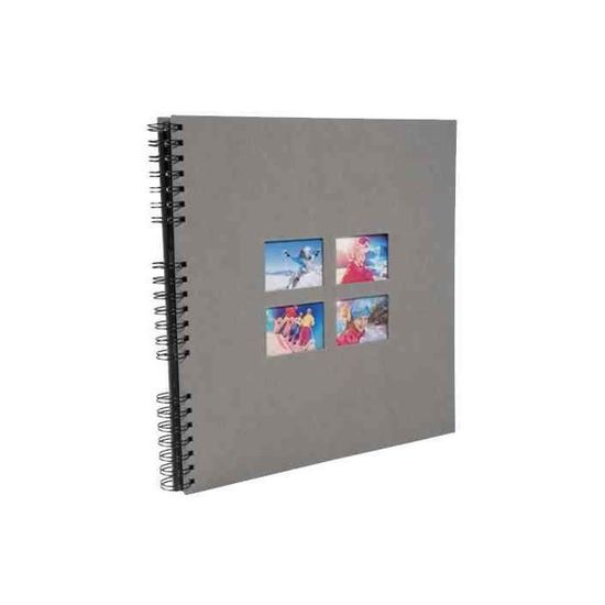 Album photos à spirales MILANO 320 x 320 mm, gris - Cdiscount Beaux ...