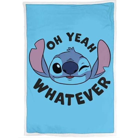 Plaid - Lilo Et Stitch - Plaid Sherpa 100x150 Cm - Cdiscount Maison