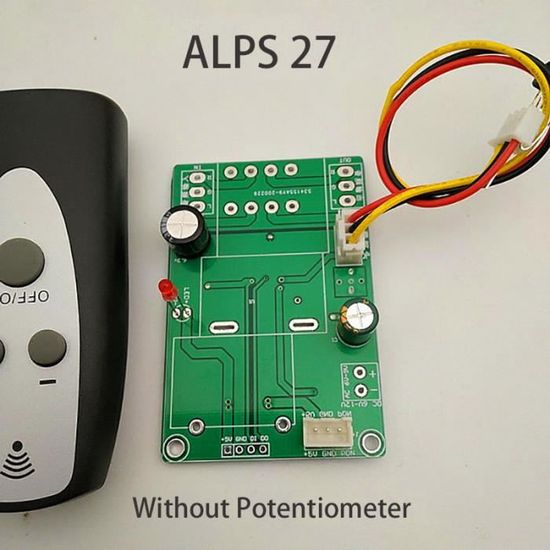 PARLEUR BLUETOOTH,ALPS 27 A-100K--Panneau de contrôle du Volume, télécommande à infrarouge HiFi ...