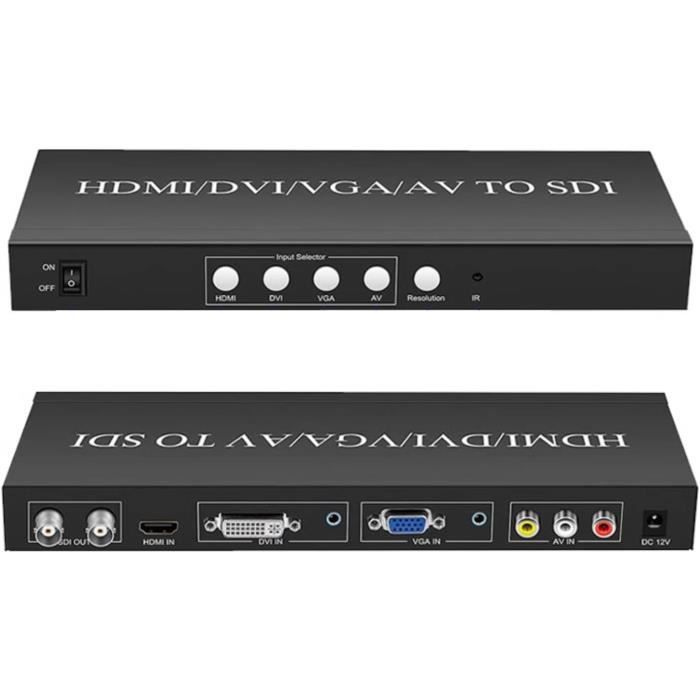 Convertisseur de Format Multi-vidéo vers SDI, Convertisseur HDMI, DVI ...