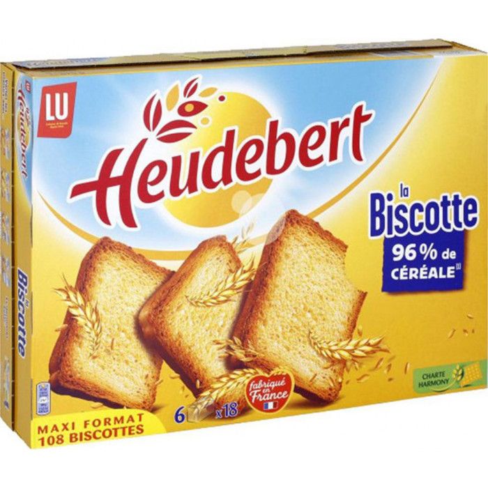 LU Heudebert La Biscotte 96% de Céréales 875g (lot de 6) - Cdiscount Au ...