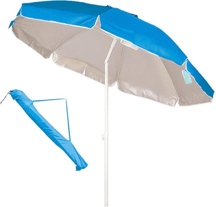 200CM Parasol Balcony Outdoor Garden Parasols Foldable Parasol Travel ...
