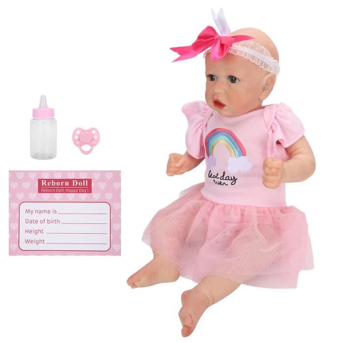 Poupée bébé réaliste, poupées Reborn réalistes mignonnes de 20 pouces ...