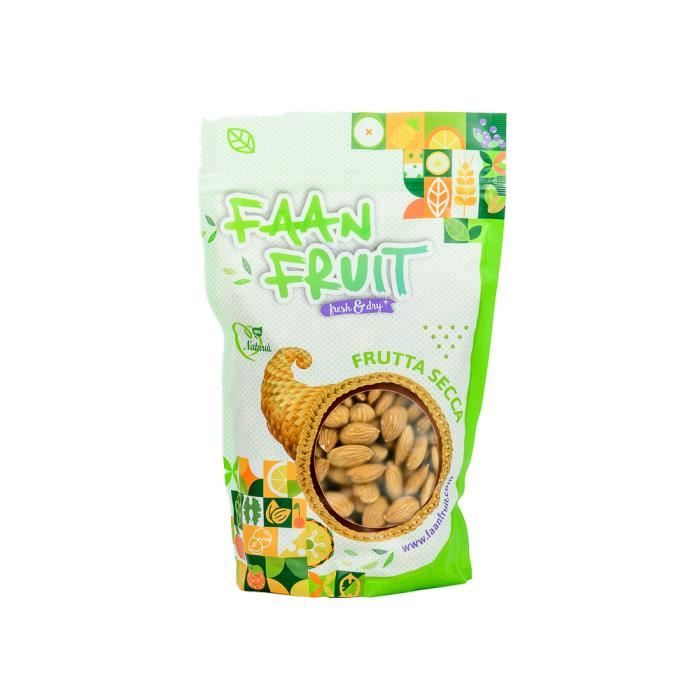 Amandes de Californie décortiquées, fruit faan, 1 kg, naturel, riche en ...