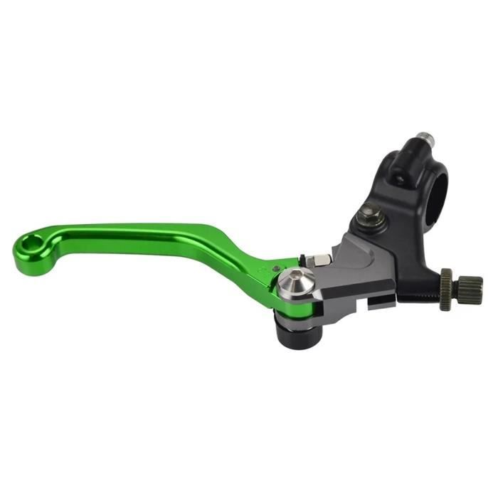 Vert droit - Levier d'embrayage de frein court, Honda Suzuki, Kawasaki ...