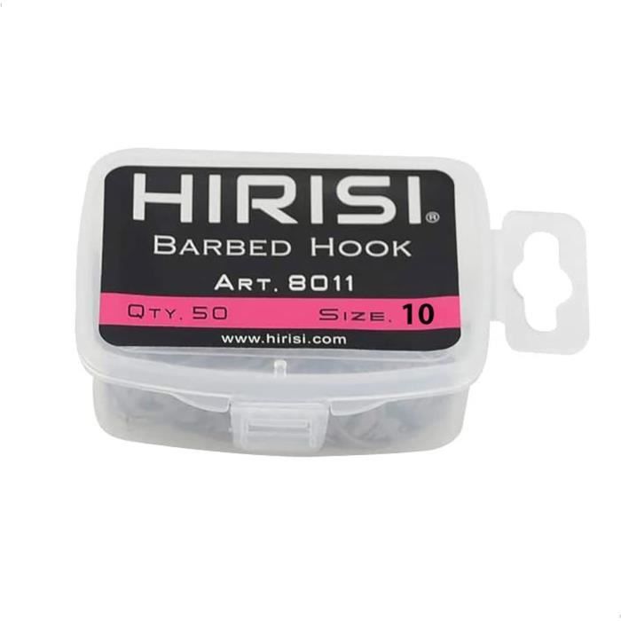 Lot de 50 hameçons taille 2 à 10 avec ardillon pour la pêche à la carpe ...