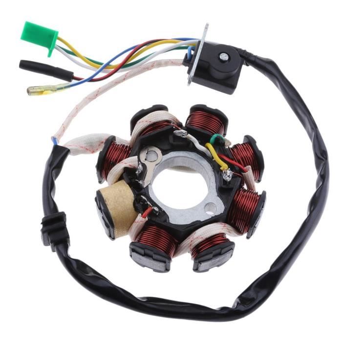 Générateur d'allumage de stator haute performance, Bobine 8 pôles GY6 125 150cc - Cdiscount Auto