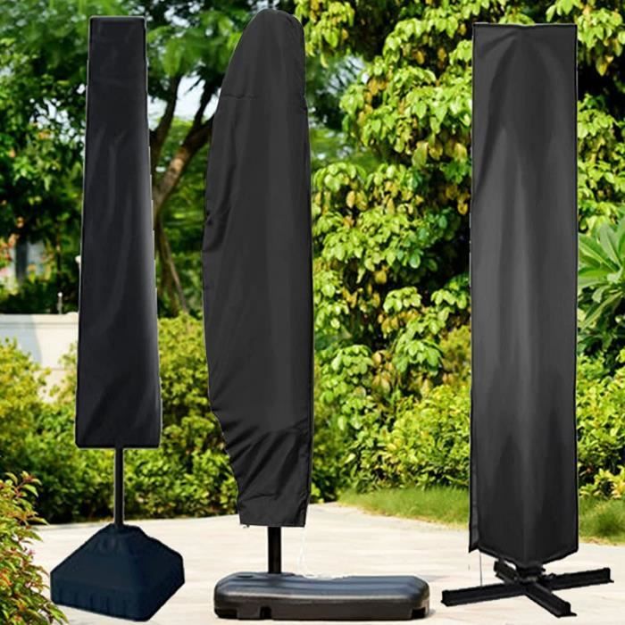 Housse de Protection pour Parasol avec Perche Télescopique, Couverture ...