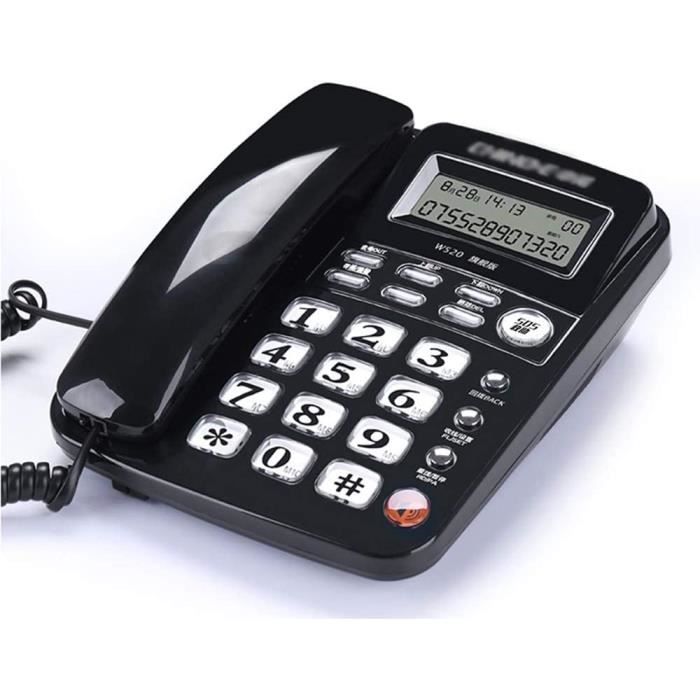 Téléphone avec Fil, avec Identification De L'appelant - Fonction Mains ...