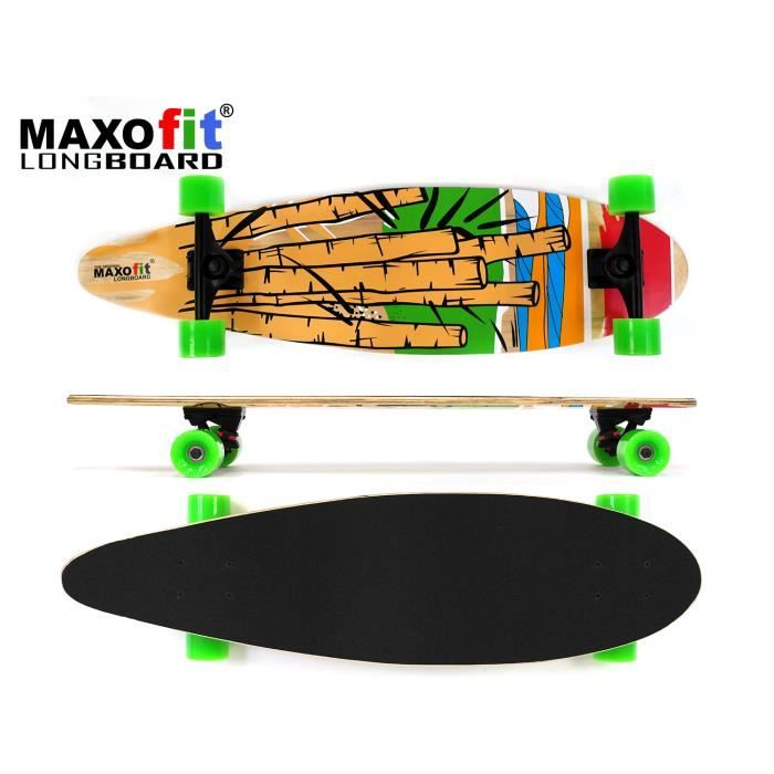 Longboard - MAXOFIT - Cartoon N°05 - Freestyle - 7 couches d'érable ...