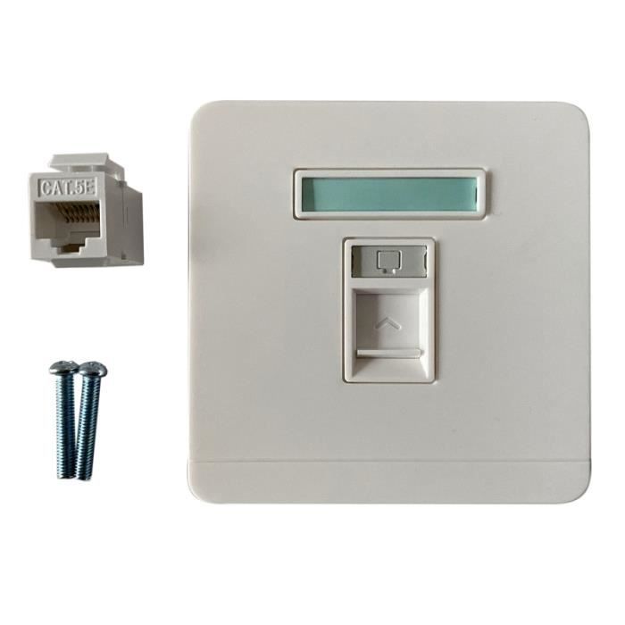 Ensemble d'outils de réseau,Prise murale réseau RJ45 CAT6 CAT5E LAN ...