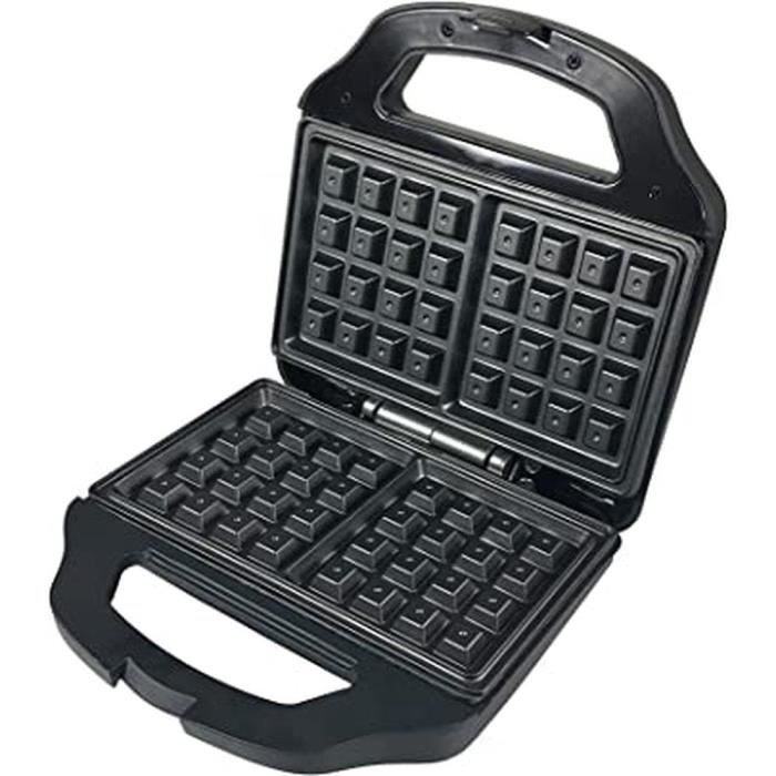BEPER BT.601 Gaufrier machine à gauffre 700W, Noir/Acier - Cdiscount ...