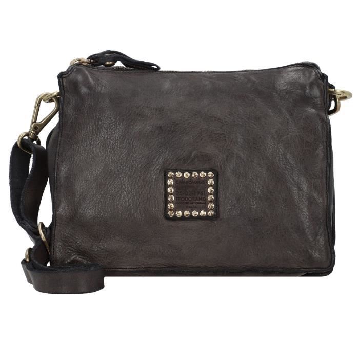 Campomaggi Sac à bandoulière Cuir 26 cm grigio tasko01963 - Cdiscount ...