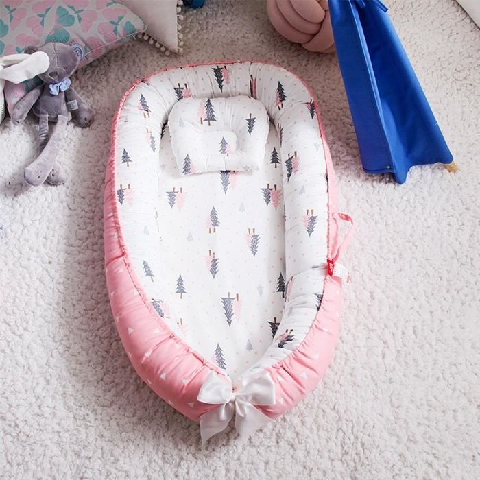 Bébé nouveau-né bébé transat Portable bébé nid lit pour filles garçons ...