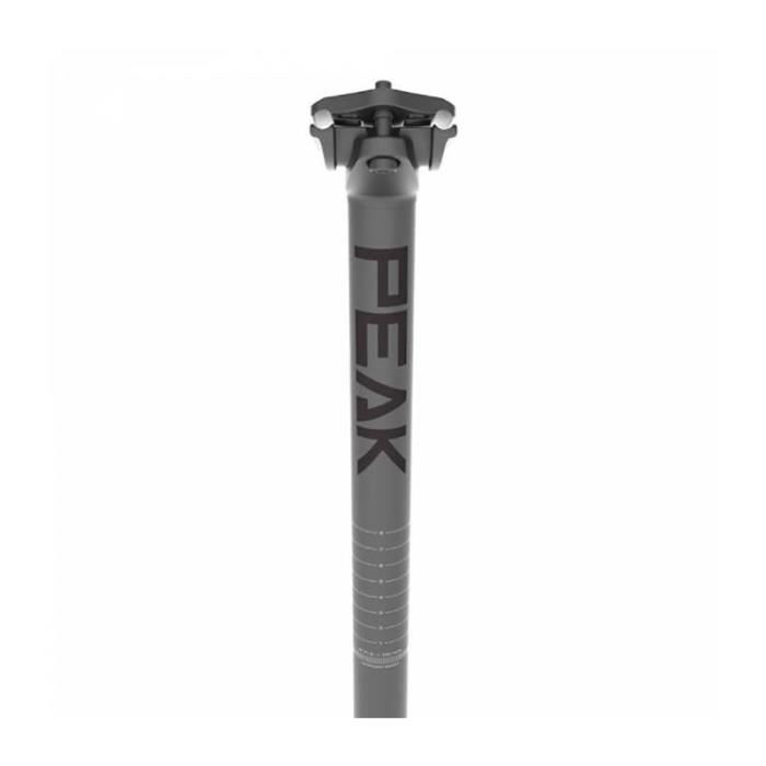Tige de selle aluminium Deda Mud Peak Offset - Noir/Gris - 400 mm ...