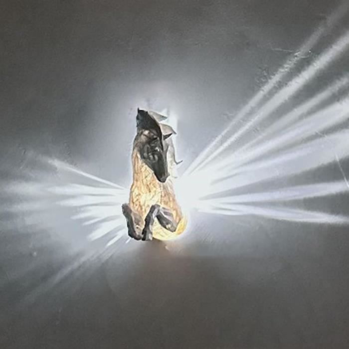 Pygargue À Tête Blanche Applique Murale Led Lampe Animale Veilleuse ...