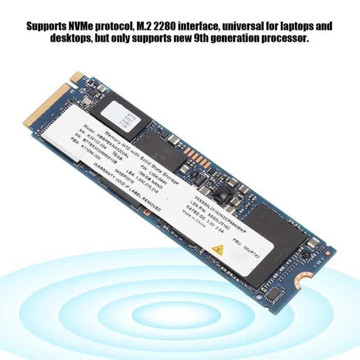 Fdit SSD M.2 Optane Memory 16+256GB PCIe 3.0 - Cdiscount Informatique