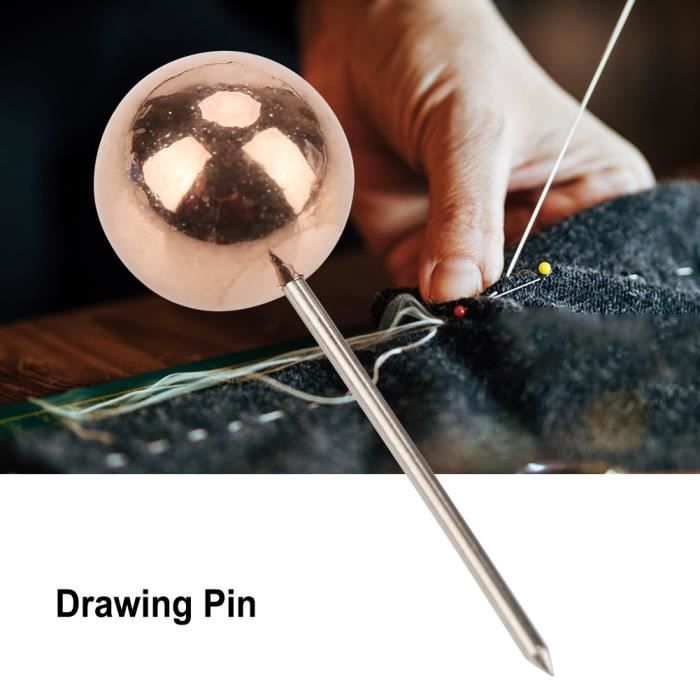 MAD Punaise 200pcs boule ronde en plastique punaise punaise punaise ...