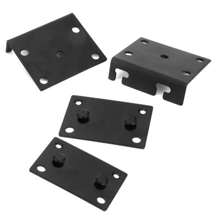 Qiilu Support de lit en fer pour cadre de lit en bois - Cdiscount Maison