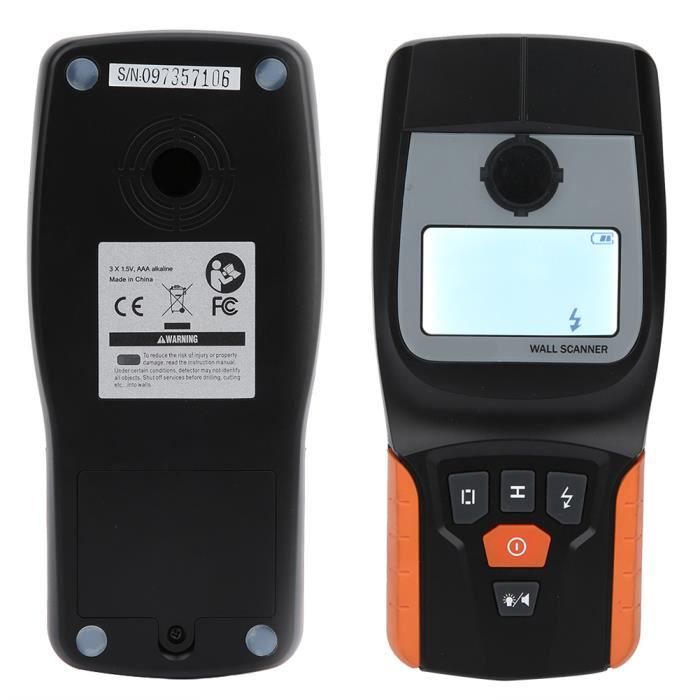 Qiilu Instrument de mesure Scanner de Mur en Plastique à Main ...