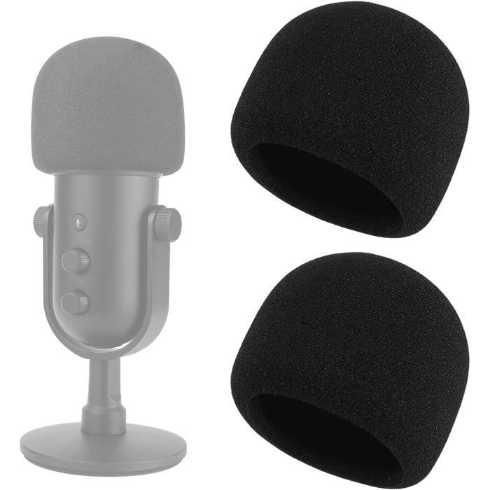 Microphone Mousse Anti Bruit, Micro Bonnette Anti Vent Mousse Filtre ...