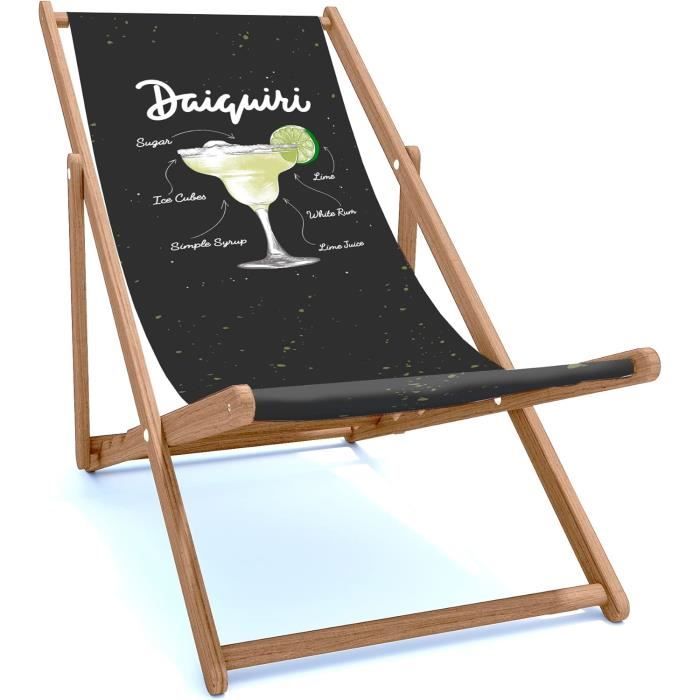 Holtaz Transat eois de hêtre Full Print Extérieur Jardin et Balcon ...