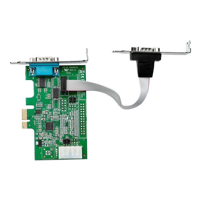 Carte série PCI Express à 2 ports RS232 - STARTECH - Compatible Windows ...