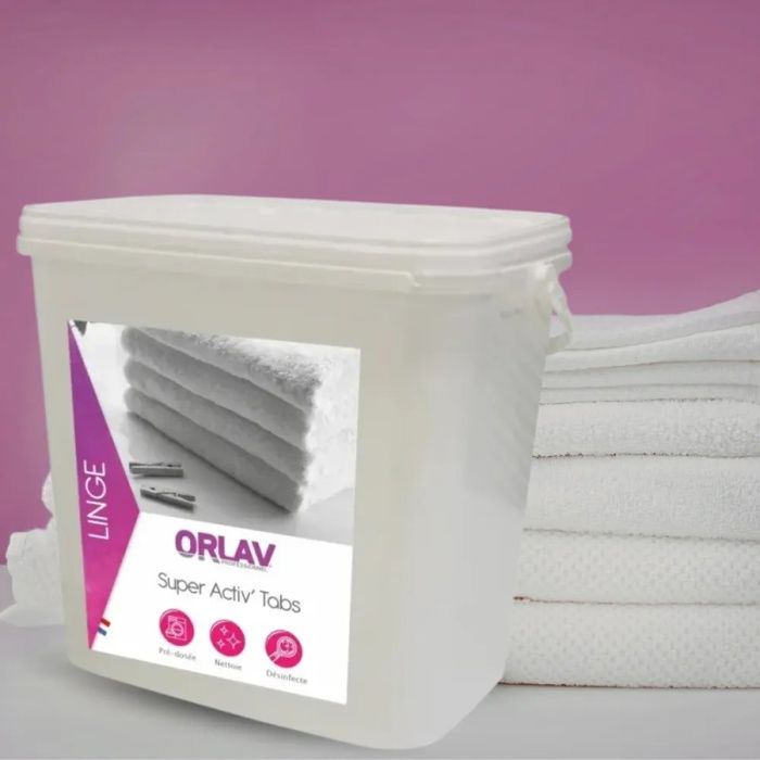 ORLAV- Lessive pastilles désinfectantes - Power activ' - x125 ...