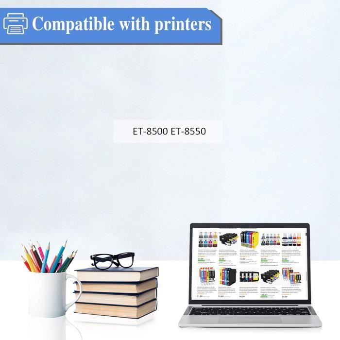 114 Encre Compatible Avec Epson 114 Bouteille D'Encre Multipack Pour Ep ...