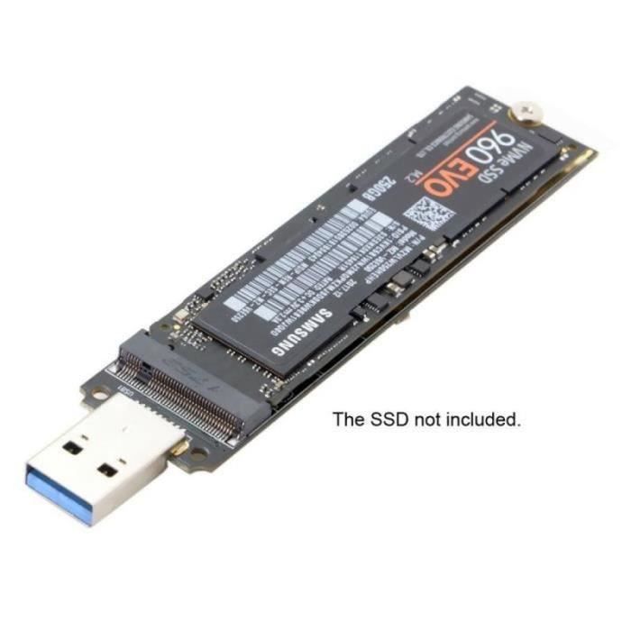 M2 NVMe Ssd pour Usb Adapter M2 Ssd pour Taper Une Carte10Gbps Usb 31 ...