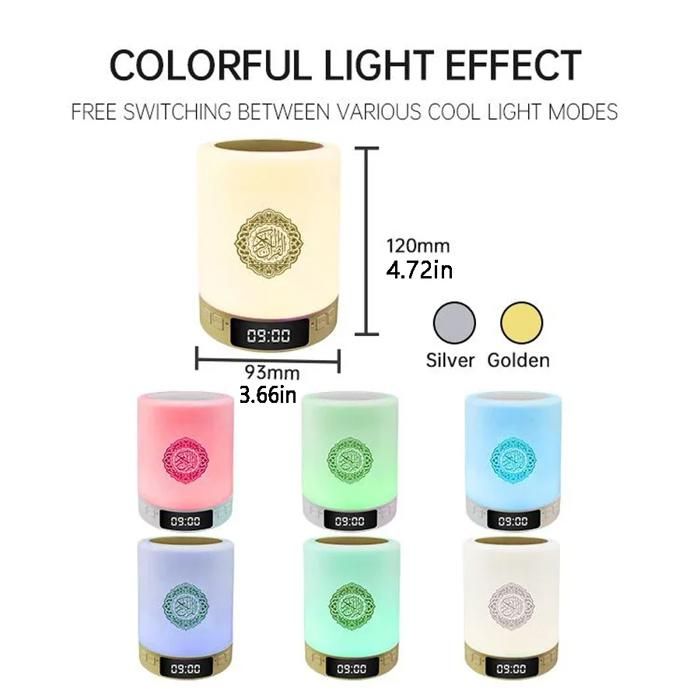 Azan musulman veilleuse coran Portable sans fil Caixa De Som Bluetooth ...